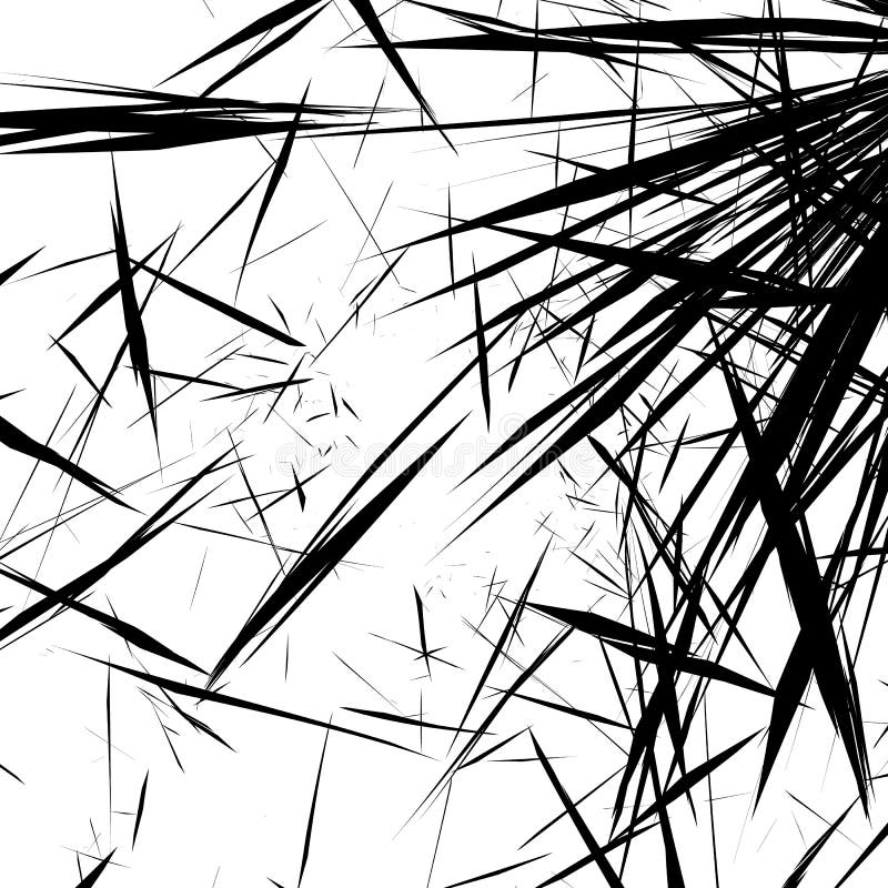 Rough, Edgy Texture of Random Distorted Shapes). Black and White Stock ...