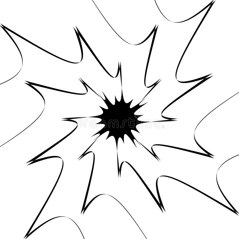 Rough, Edgy Texture of Random Distorted Shapes). Black and White Stock ...