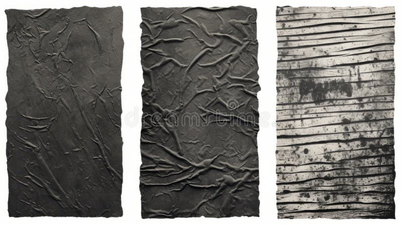 Rough Eroded Lino Print Textures AI Generated Stock Illustration ...