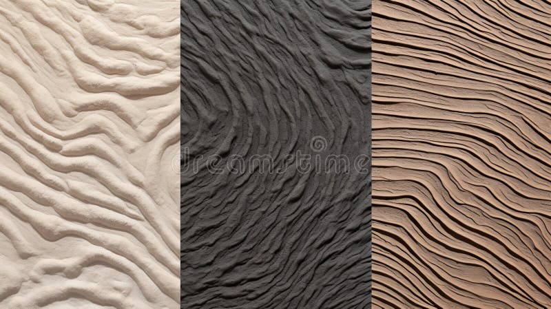 Rough Eroded Lino Print Textures AI Generated Stock Illustration ...