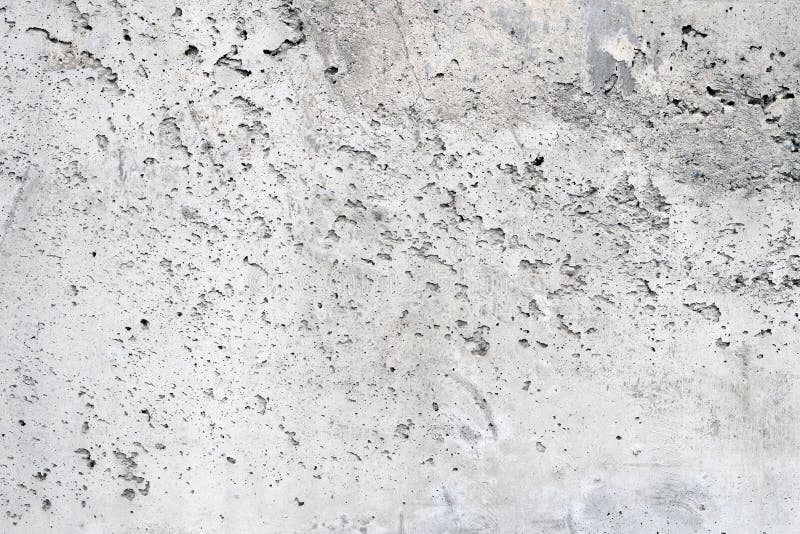 Rough Concrete Surface with Air Voids Stock Image - Image of detail ...
