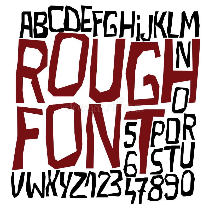 Rough Fonts