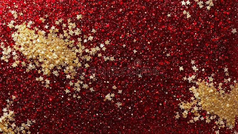 The Rough and Glossy Red Surface Mixed with Shiny Gold Flakes Looks ...