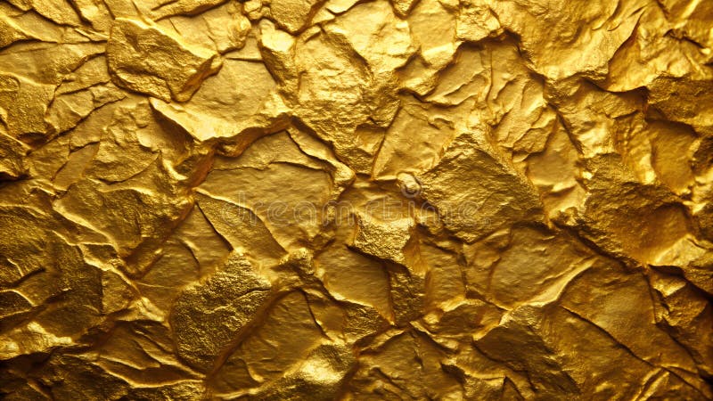 Rough Gold Texture with Mineral Structure and Rock Background Stock ...