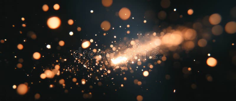 Rough and Grainy Spark Texture Overlay with Space for Branding on Black ...