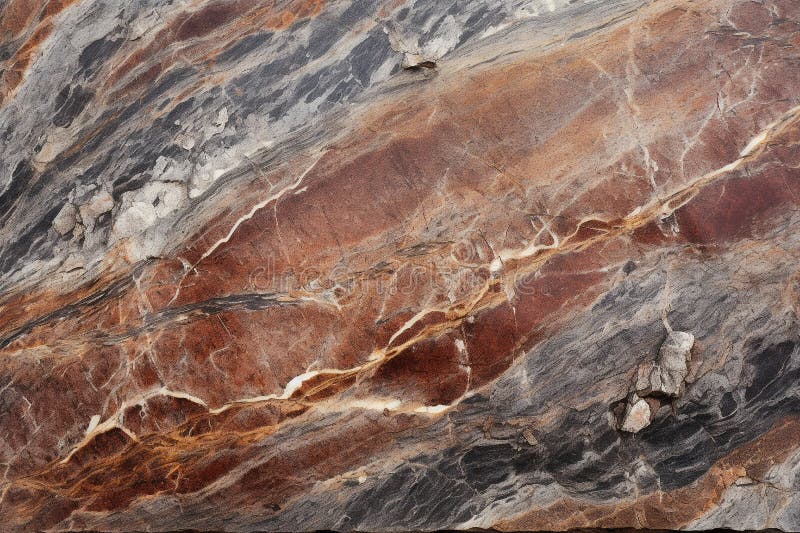 Rough Granite Stone Texture with a Polished Edge Stock Illustration ...