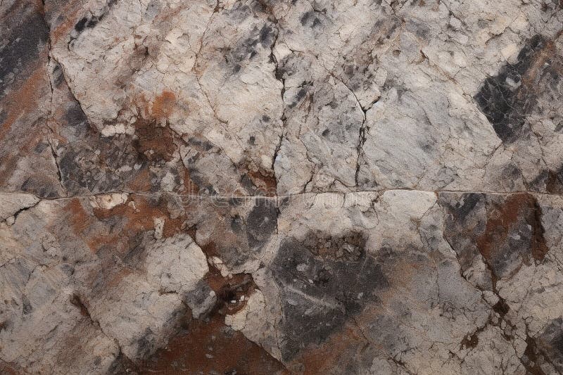 Rough Granite Stone Texture with a Polished Edge Stock Illustration ...