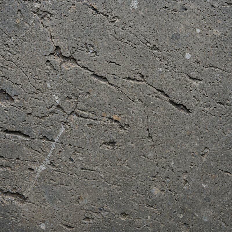 Rough, Gray Stone Surface with Visible Cracks and Uneven Texture. the ...