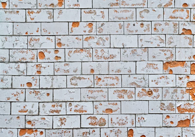 The Texture of an Old White, Tiled Wall with Broken, Cracked Wall Tiles ...