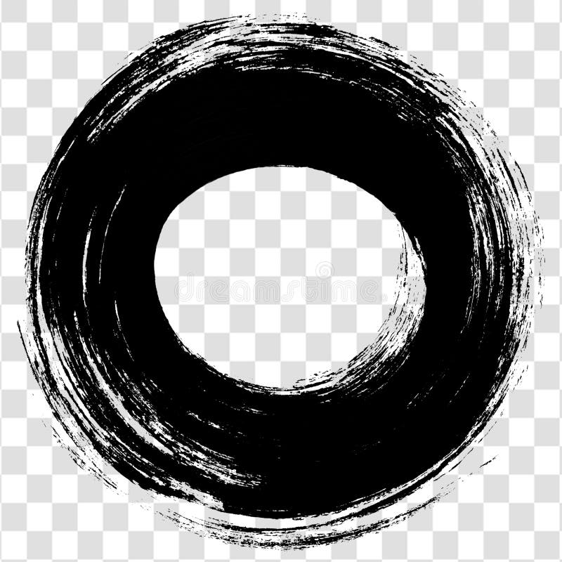 Rough Hand Sketched Dark Black Highlight Circle Stock Illustrations – 1 ...