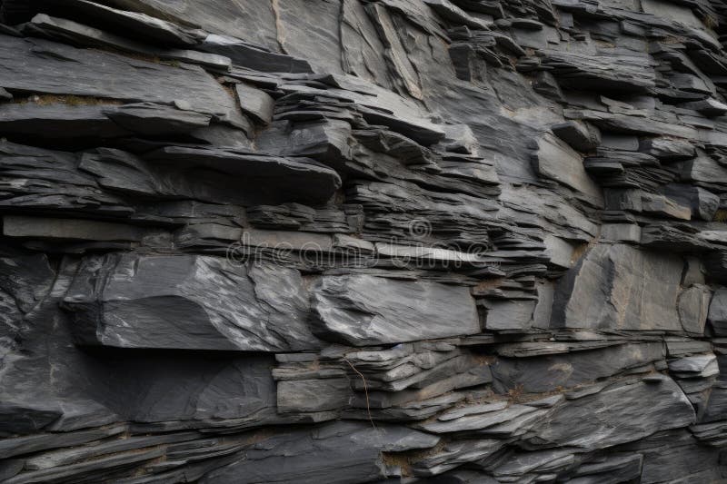 Rough and Irregular Grey Slate with Rugged Surface and Bold Texture ...