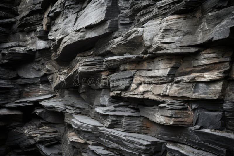 Rough and Irregular Grey Slate with Rugged Surface and Bold Texture ...