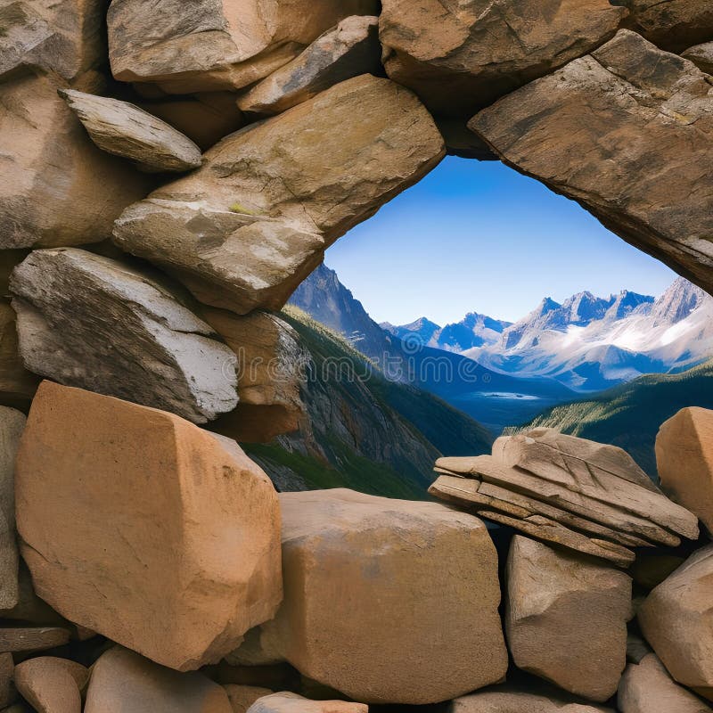 A Rough and Jagged Texture with Mountain Peaks and Cliff Faces1 ...