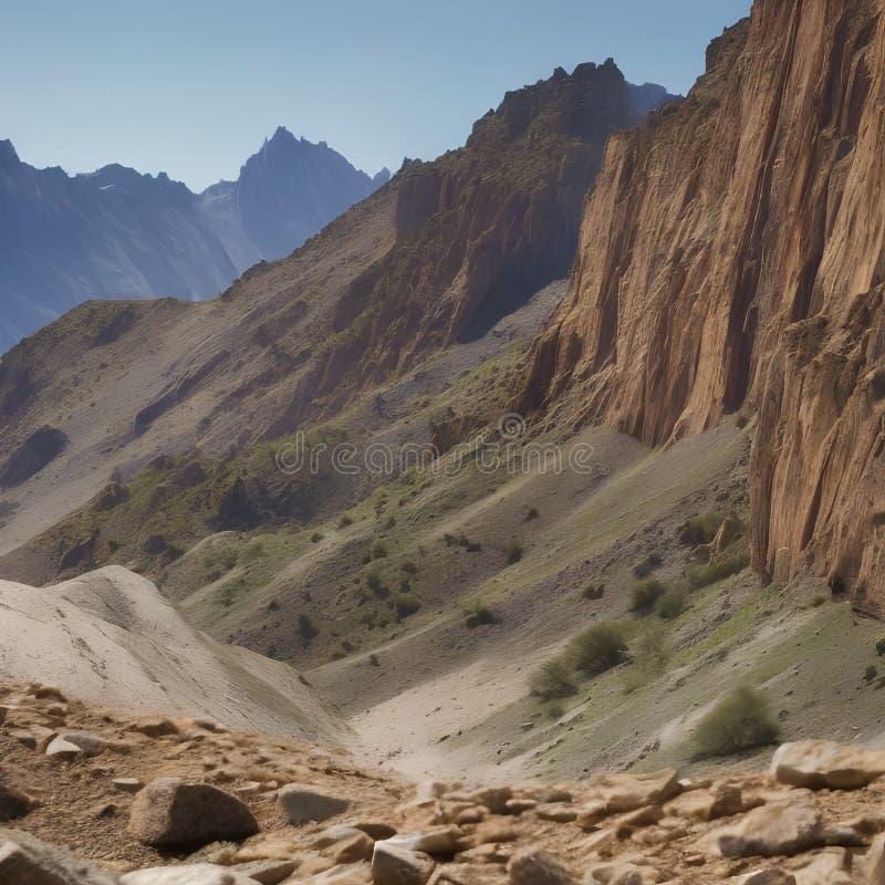 A Rough and Jagged Texture with Rocky Cliffs and Mountain Peaks3 ...