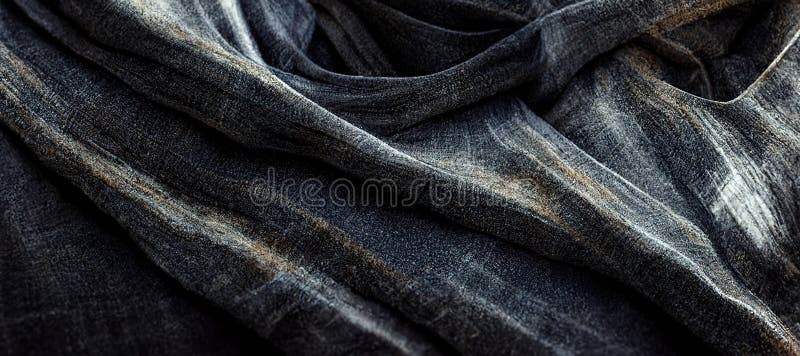 Rough Jeans Texture Cloth Wave Background Stock Illustration ...