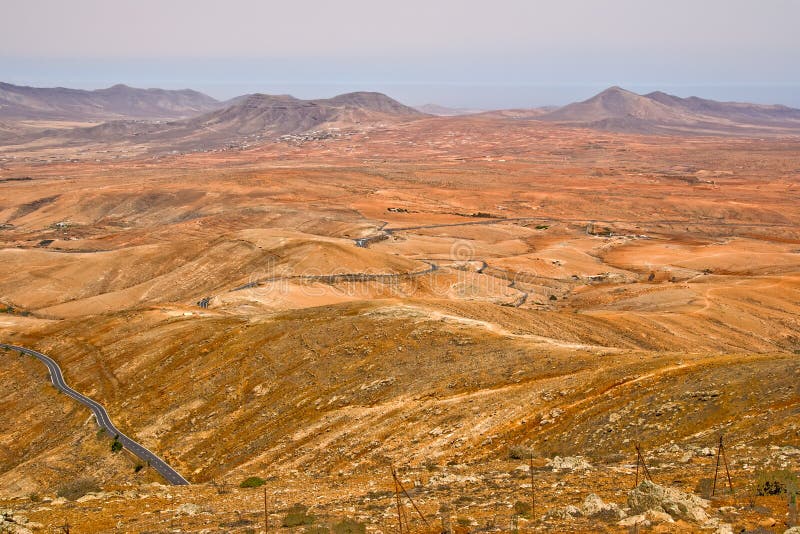 Rough Landscape in Fuerteventura Stock Photo - Image of rough, spain ...