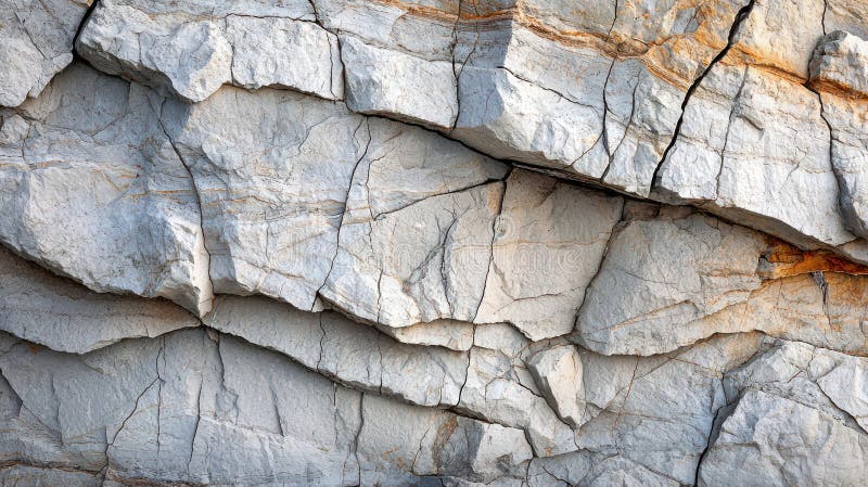 Rough Limestone Texture Weathered Natural Stone Surface with Cracks and ...