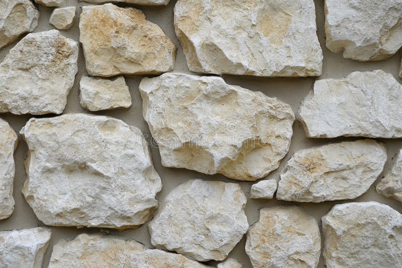 Rough Limestone Wall Detail Texture in Soft Light. AI Generated Stock ...