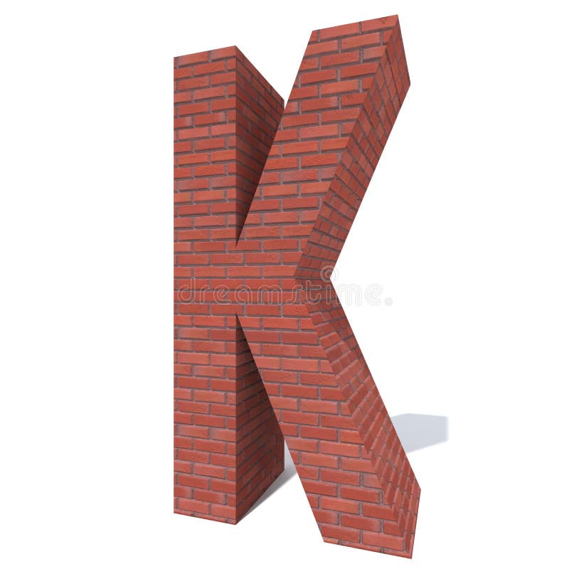 Rough Masonry Constructed Font or Type Stock Illustration ...