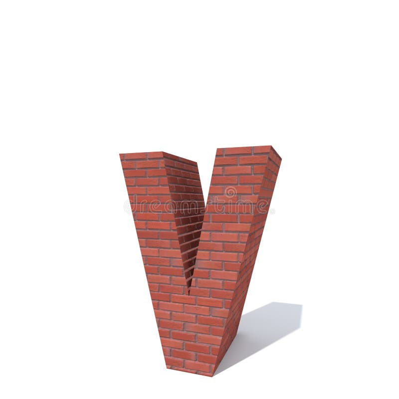 Rough Masonry Constructed Font or Type Stock Illustration ...