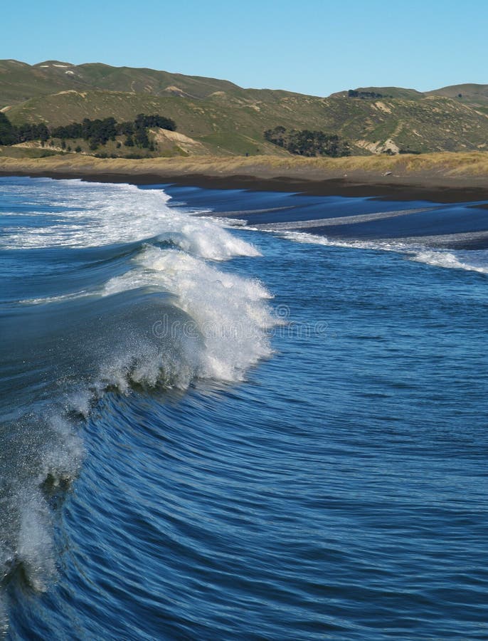 Rough ocean stock image. Image of zealand, ocean, salt - 28521827