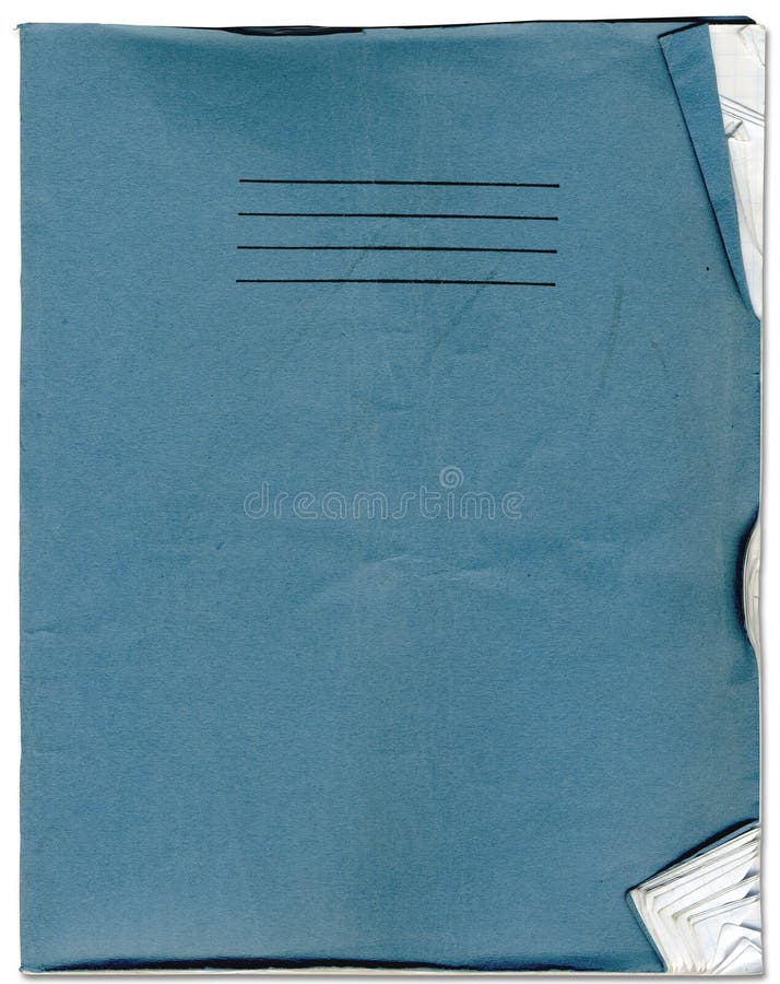 Rough Old School Folder or Notebook Texture Stock Photo - Image of ...