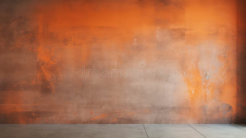 Rough orange concrete stock illustration. Illustration of close - 372881366