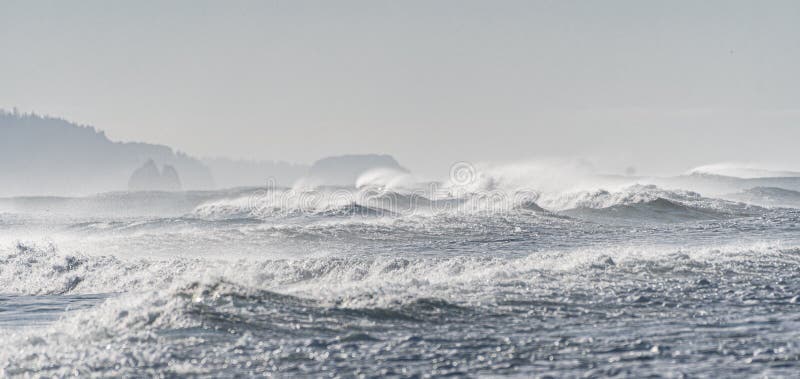 Rough Pacific Ocean stock image. Image of pacific, state - 191199169