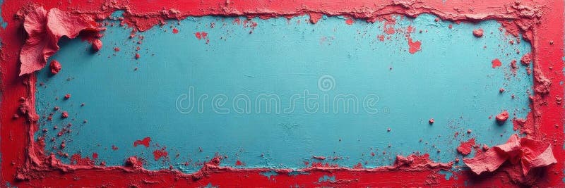 Rough, Painted Rectangle Stencil, Textured Border , Messy, Art Stock ...