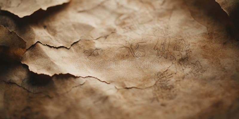 Rough Parchment Paper with Aged Edges and Natural Texture, Adding a ...