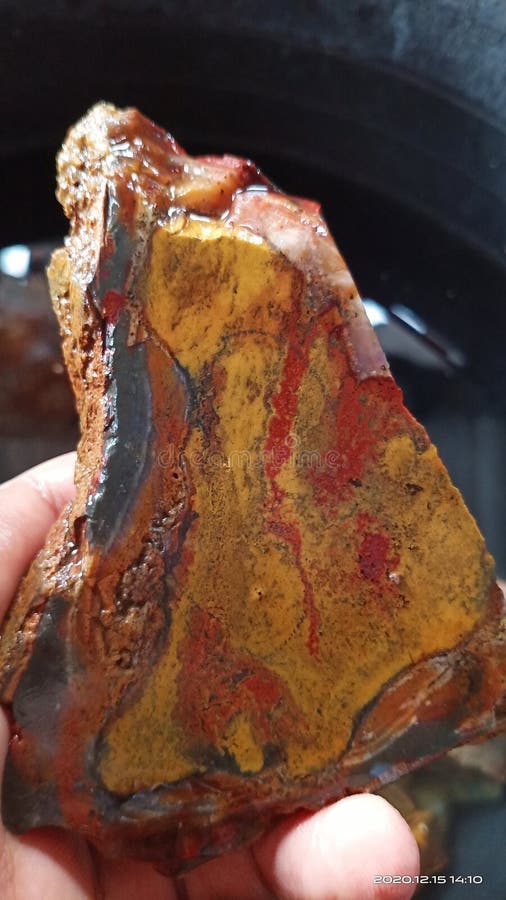 Rough Pictorial Jasper stock image. Image of produce - 259927461