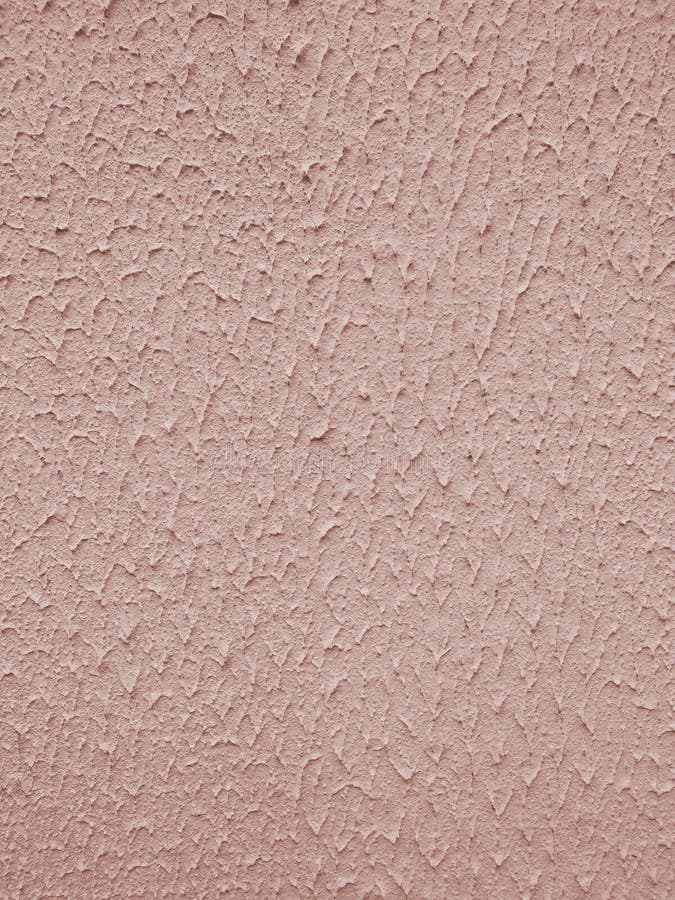 Rough Pink Plaster Surface on the Wall of the Building Stock Image ...