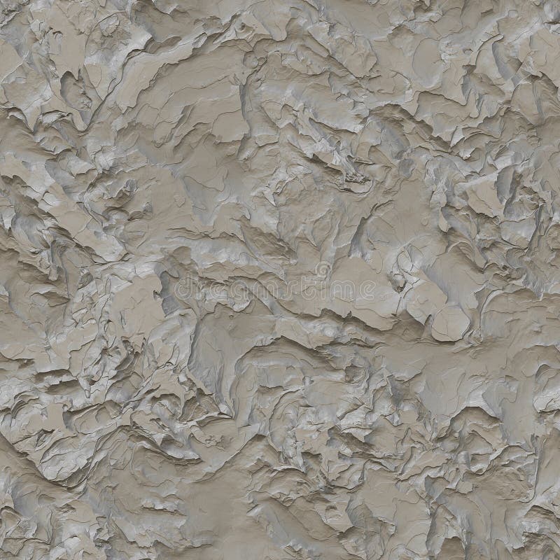 Rough Plastered Wall Seamless Texture Stock Illustration - Illustration ...