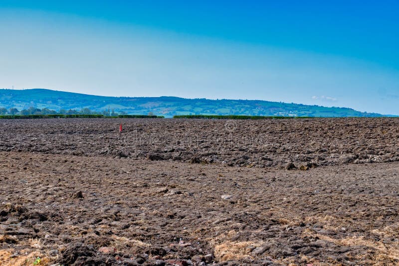 Rough Ploughed Soil in Farmlands Earth and Environment for Agriculture ...