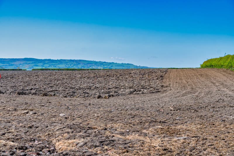 Rough Ploughed Soil in Farmlands Earth and Environment for Agriculture ...