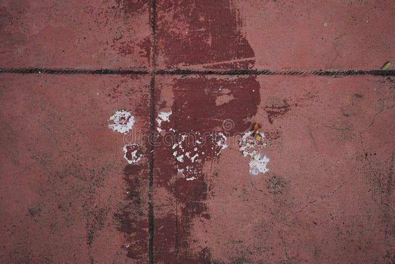 Rough Red Concrete with White Spots and Line Acoss Stock Photo - Image ...