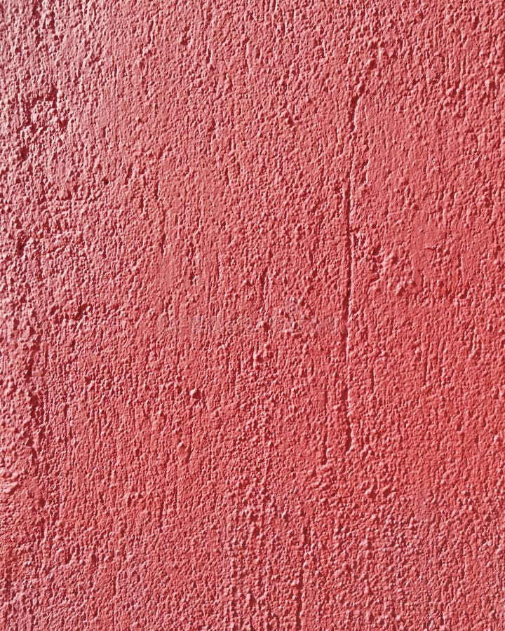 Red Colorful Rough Plaster Detail Stock Image - Image of color ...