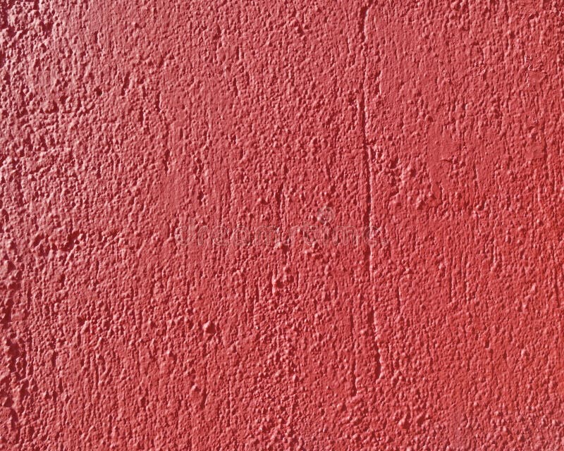 Red Colorful Rough Plaster Detail Stock Image - Image of color ...
