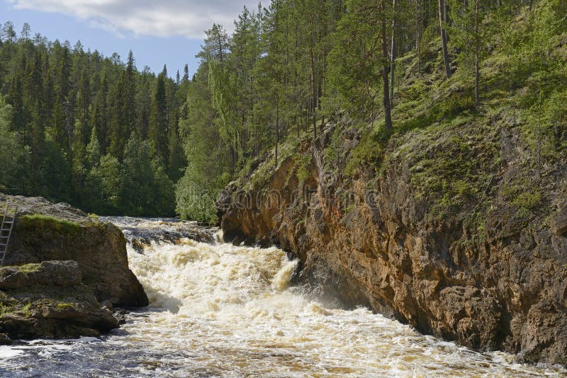Rough river with rapids stock image. Image of river, extreme - 34894577