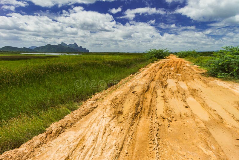 Rough road in countryside stock image. Image of offroad - 34144125
