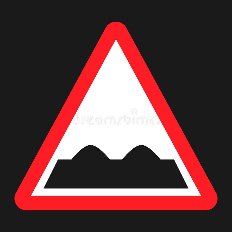 Rough Road Sign Stock Illustrations – 2,404 Rough Road Sign Stock ...