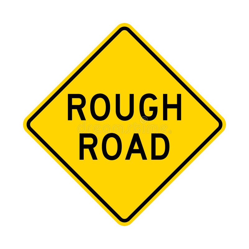 Rough Road Sign Stock Illustrations – 3,126 Rough Road Sign Stock ...