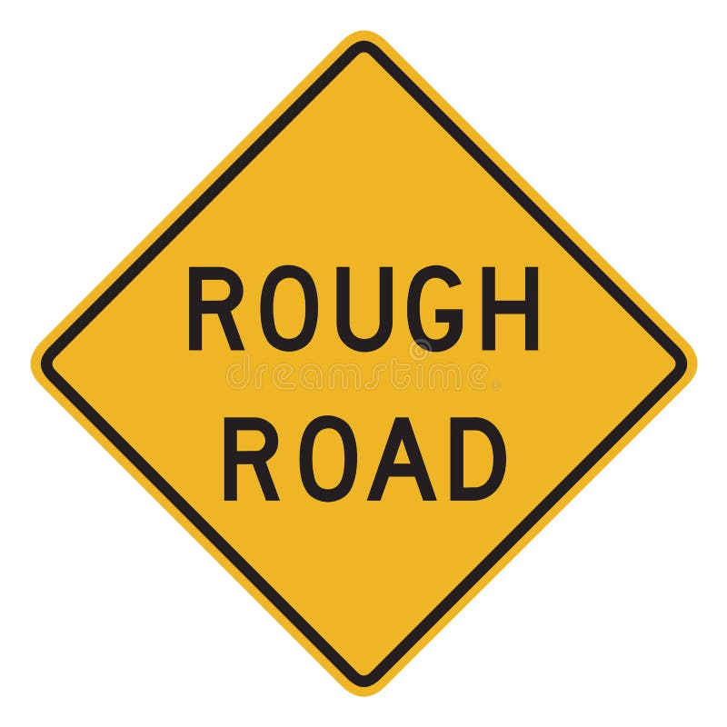 Rough Road Sign Stock Illustrations – 2,404 Rough Road Sign Stock ...