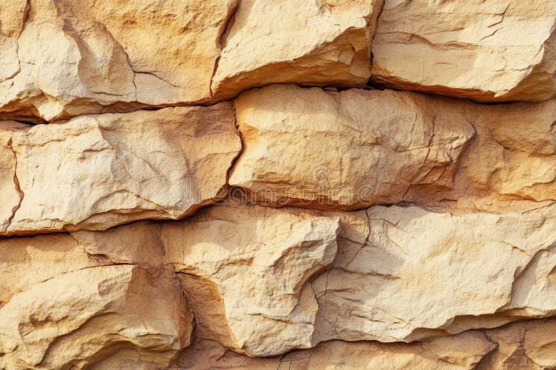 Rough Rock Forms Create Textured Natural Wall with Earthy Tones ...