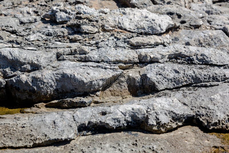 Rough Rock Texture from Isle of Portland Rocks Stock Photo - Image of ...