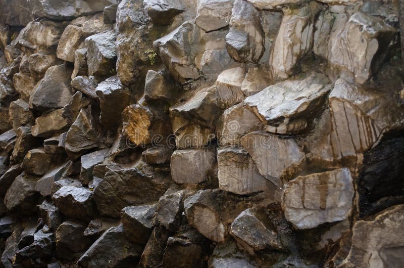 Rough rocks wall stock photo. Image of creates, sightseeing - 58524790