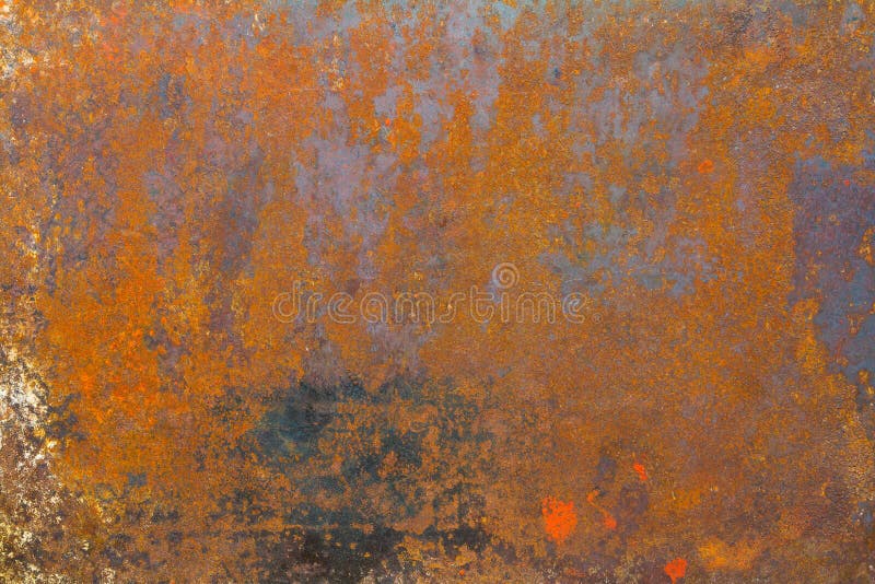 Rough Rusty Metal Surface with Stains, Texture Stock Image - Image of ...