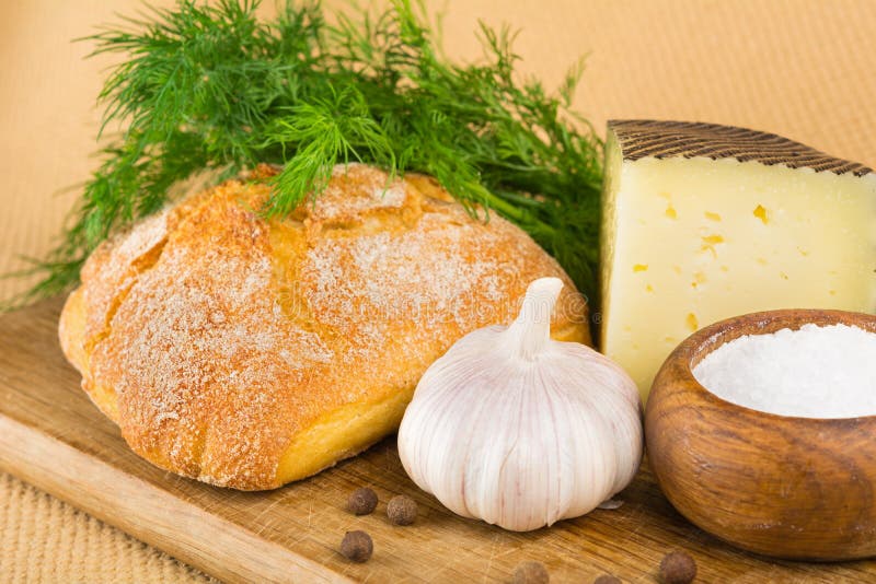 Rough Simple Life with Sausage Stock Image - Image of portion, dish ...