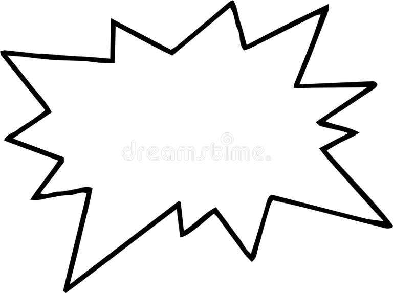 Rough Sketch of the Exploding Frame Stock Vector - Illustration of ...