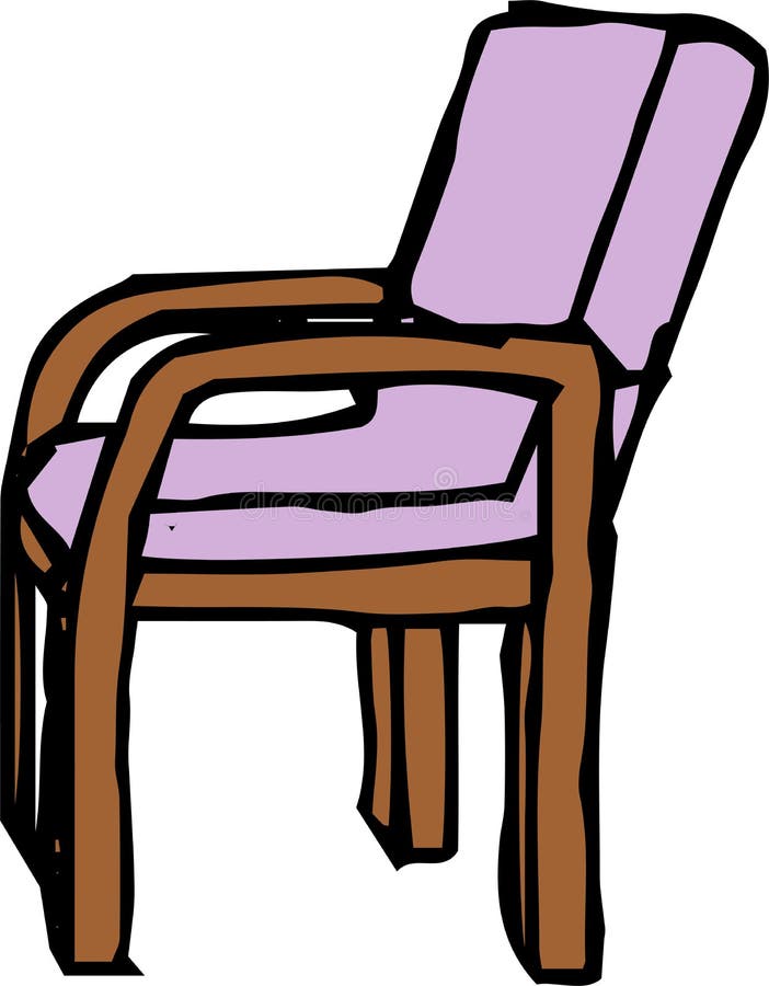 Rough Sketch of Hand-drawn Chair Stock Vector - Illustration of design ...